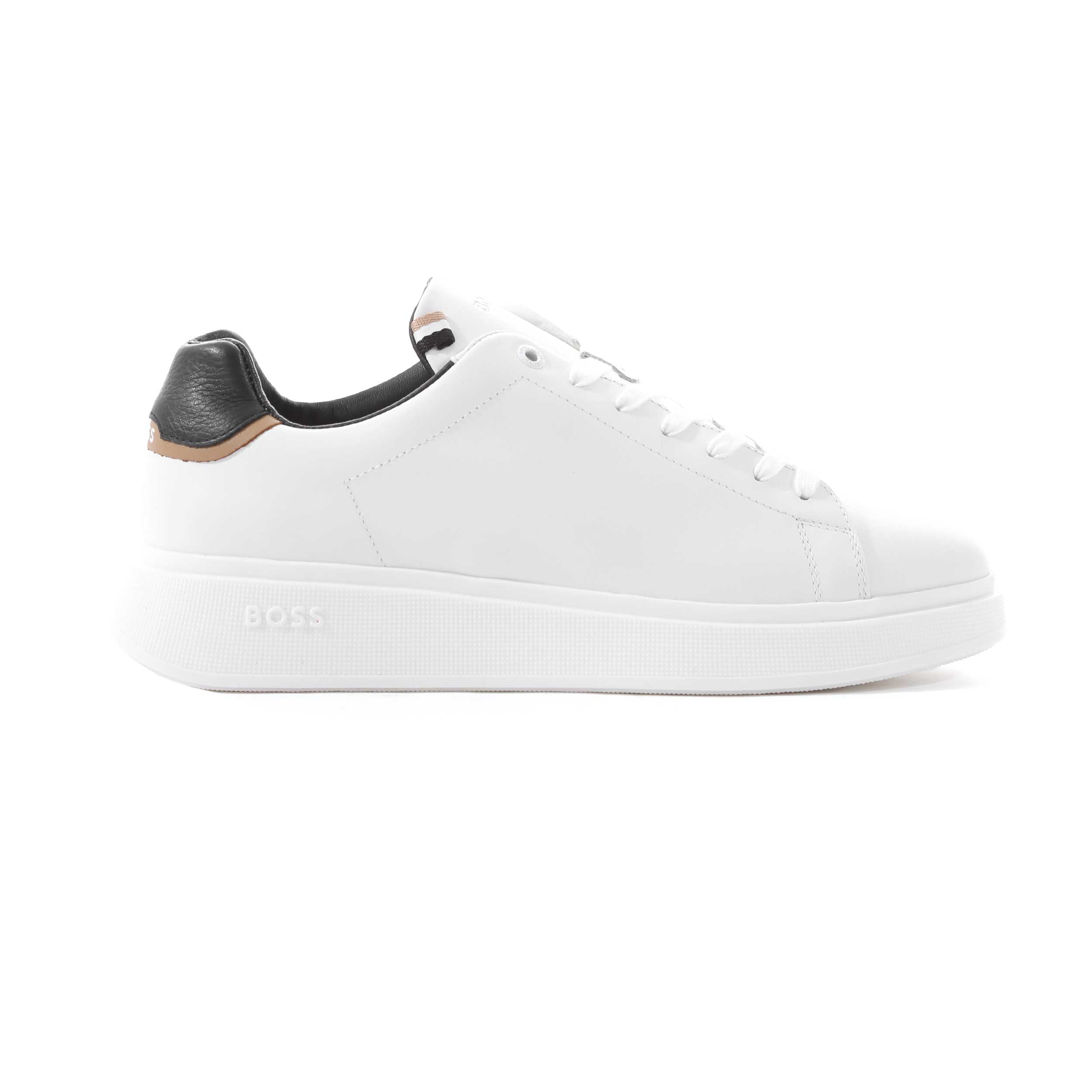 BOSS Bulton Runn Itic Trainer in White | BOSS – Norton Barrie