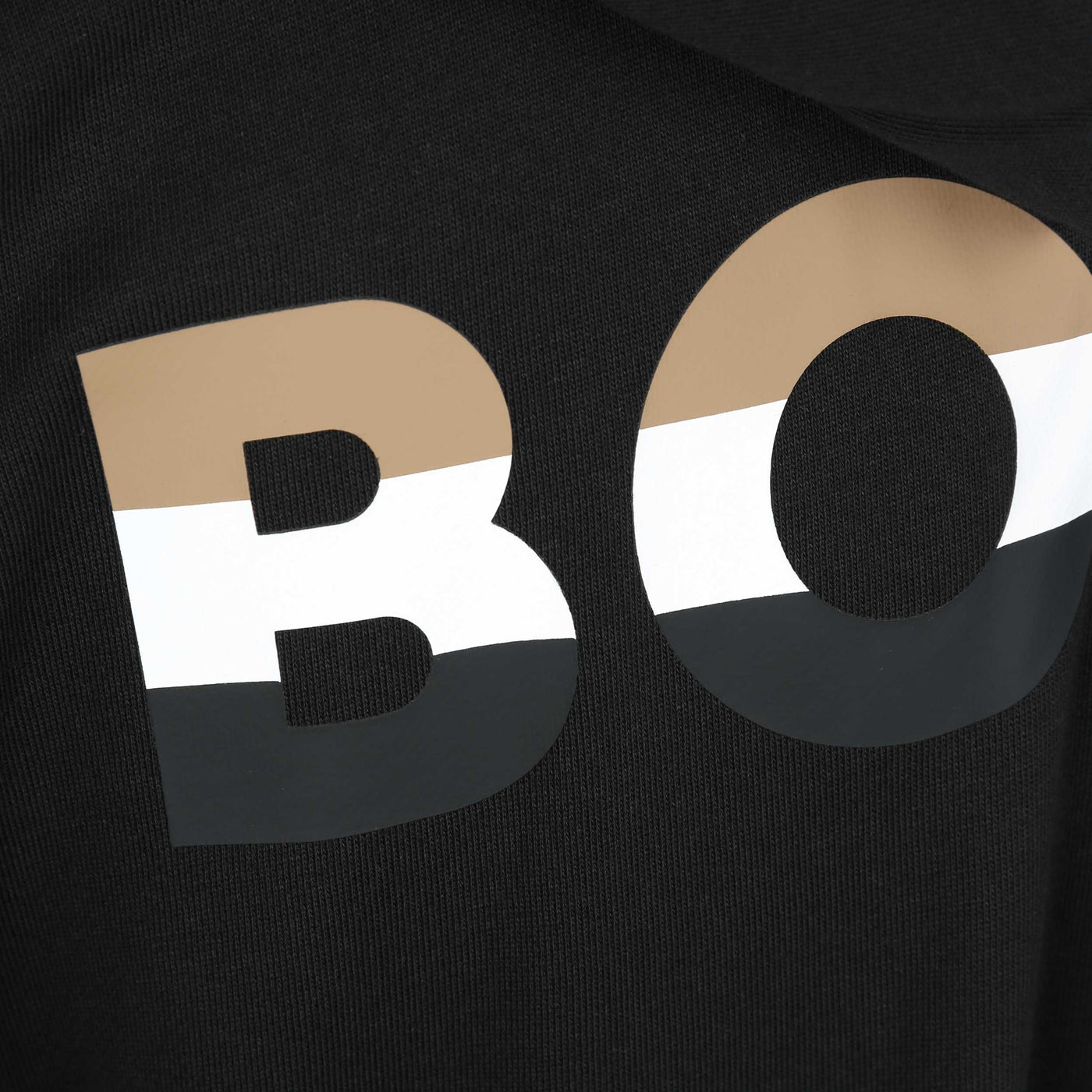 BOSS Iconic Hooded Robe Dressing Gown in Black | BOSS | Norton Barrie