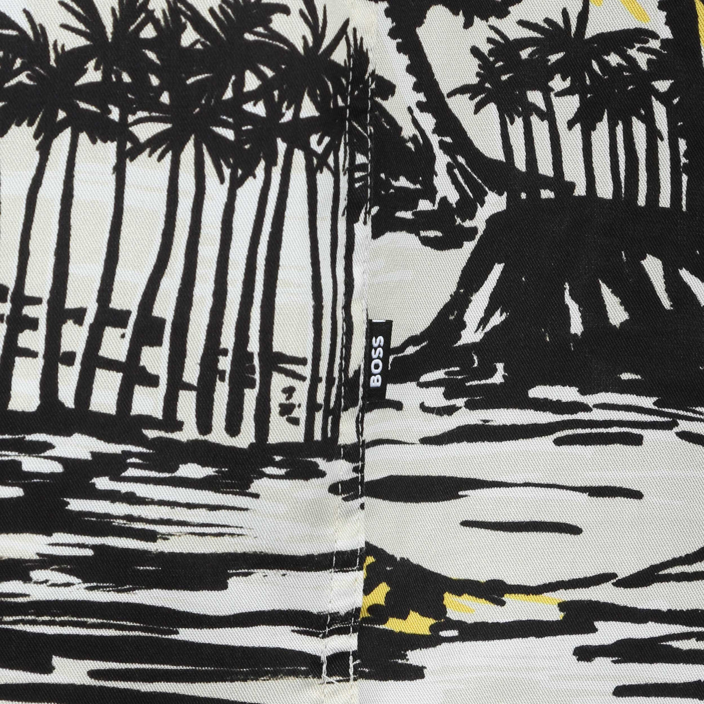 BOSS Lars O SS Shirt in Open White | BOSS | Norton Barrie