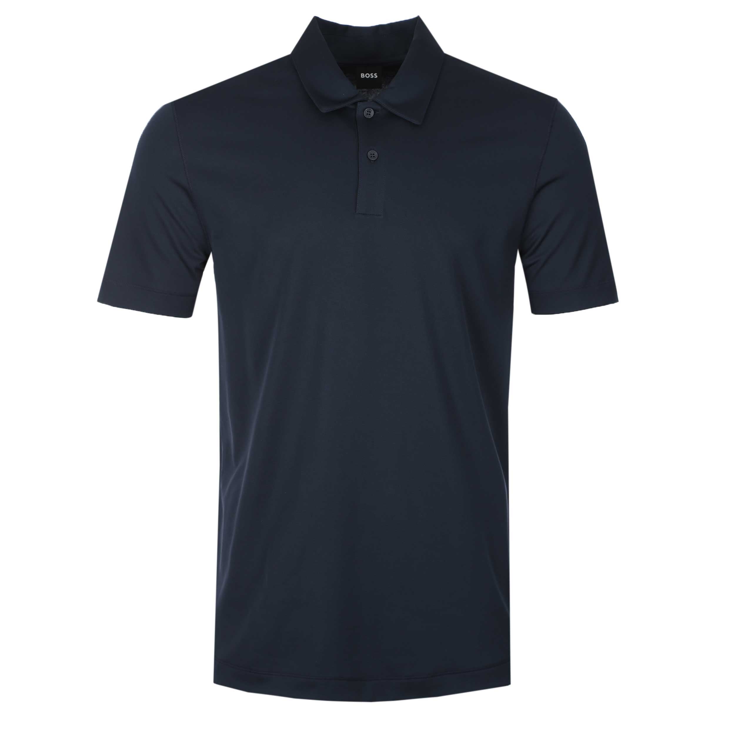 BOSS P Paino 152 Polo Shirt in Dark Blue | BOSS | Norton Barrie