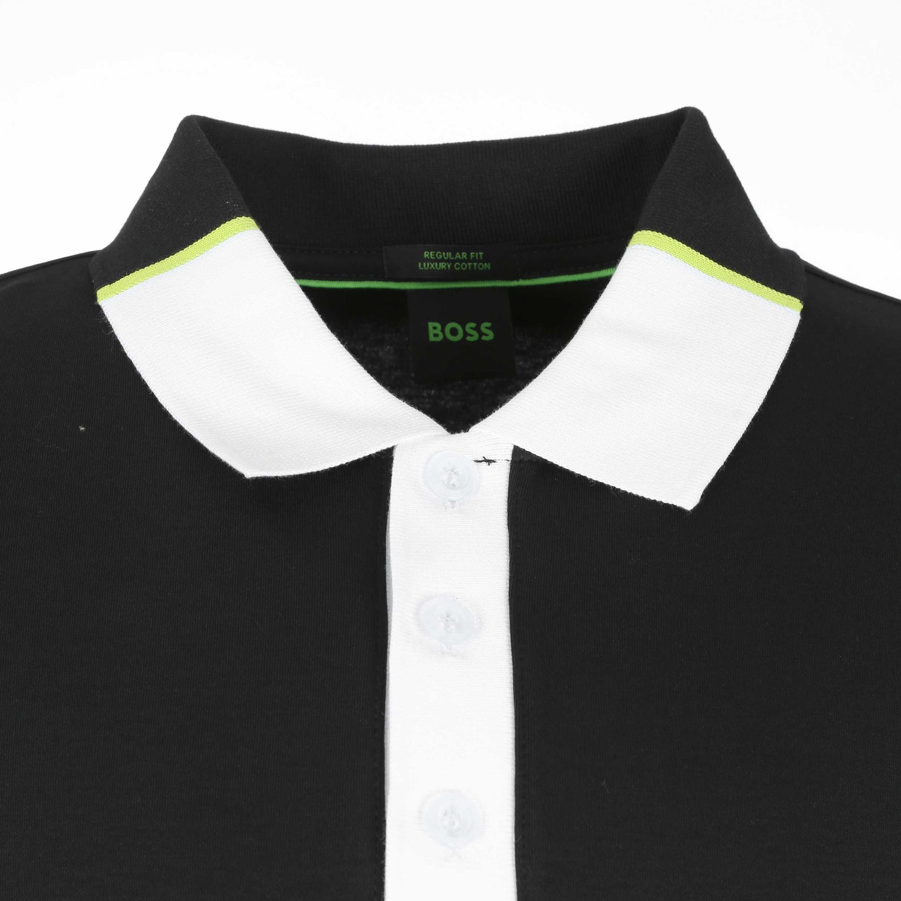 BOSS Paddy 3 Polo Shirt in Black | BOSS | Norton Barrie