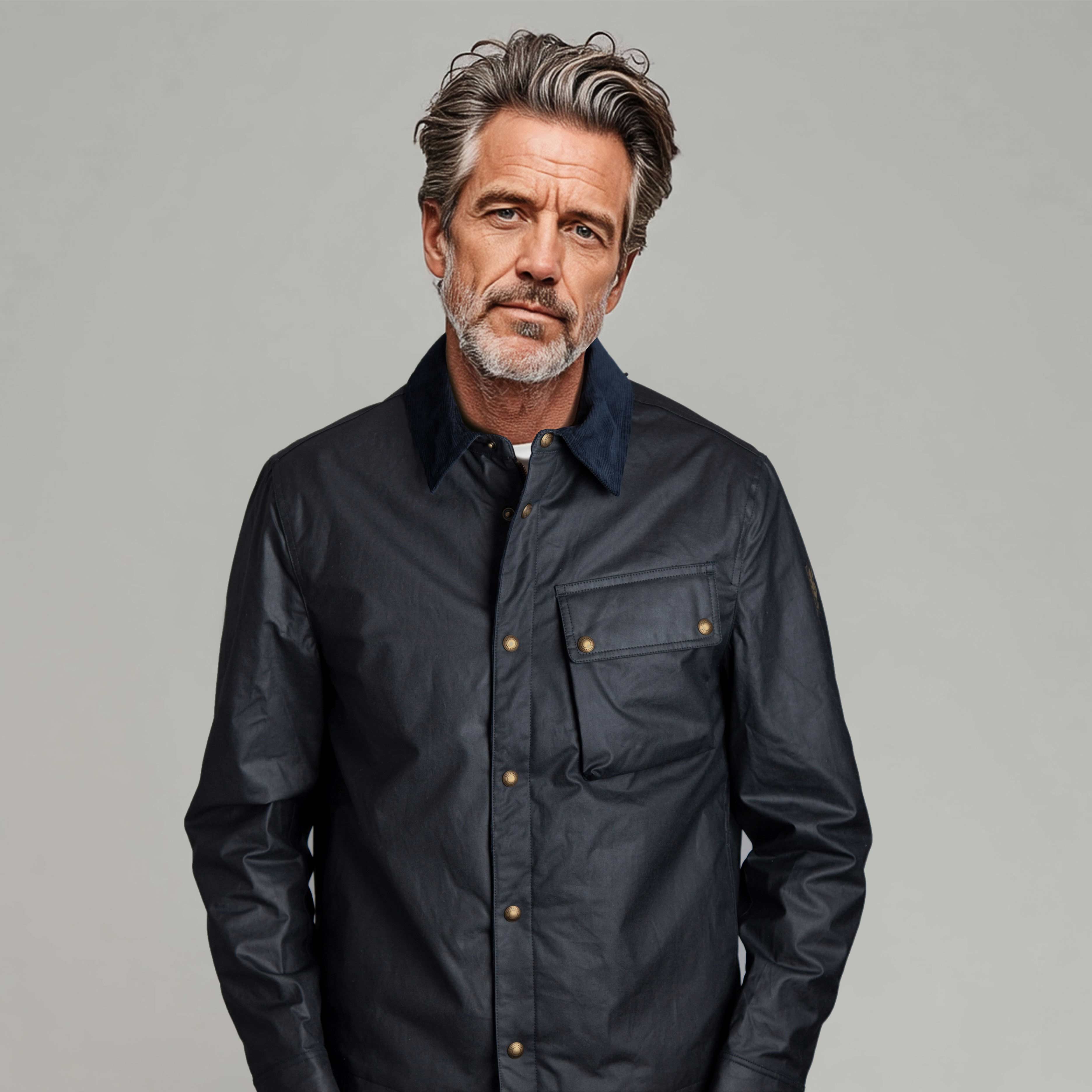Belstaff Ground Wax Jacket in Dark Navy | Belstaff | Norton Barrie