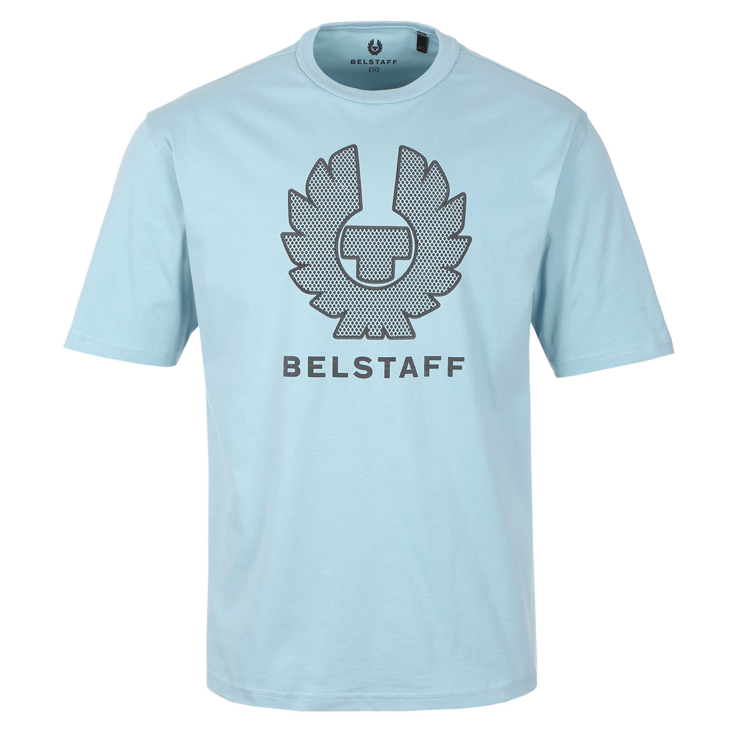 Belstaff Hex Phoenix T-Shirt in Skyline Blue | Belstaff | Norton Barrie