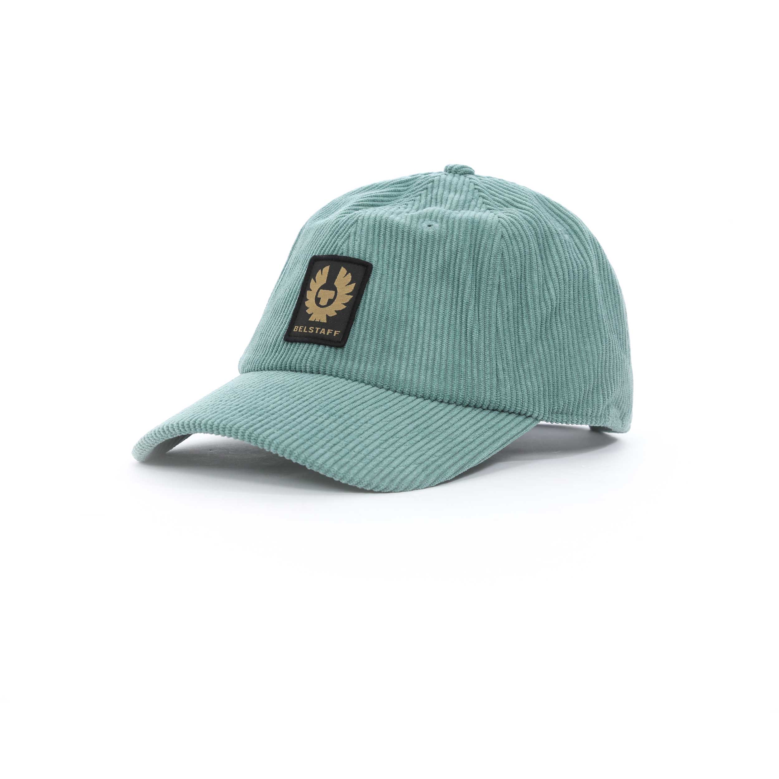 Belstaff Phoenix Patch Cap in Oil Blue Cord | Belstaff | Norton Barrie