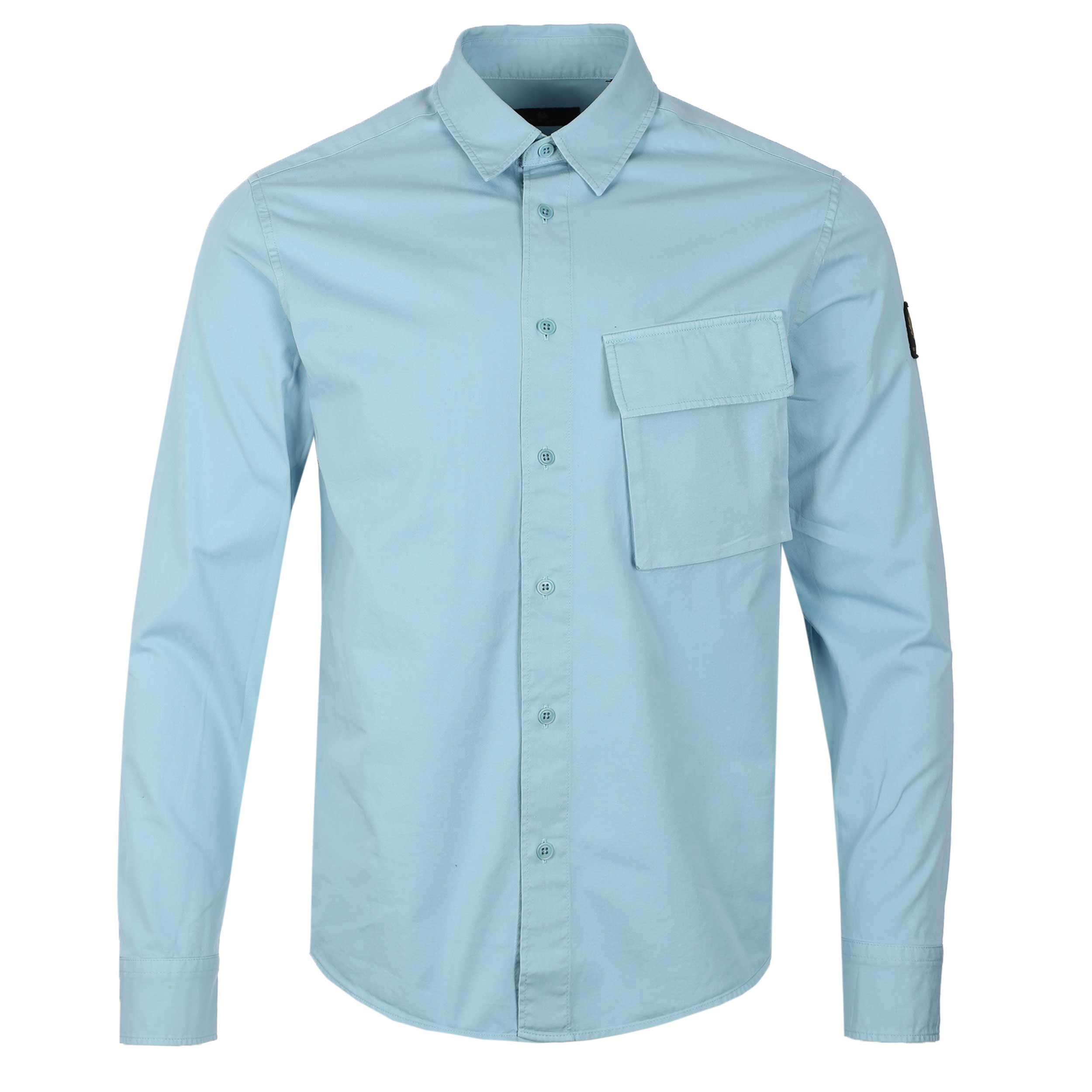 Belstaff Scale Shirt in Skyline Blue – Norton Barrie