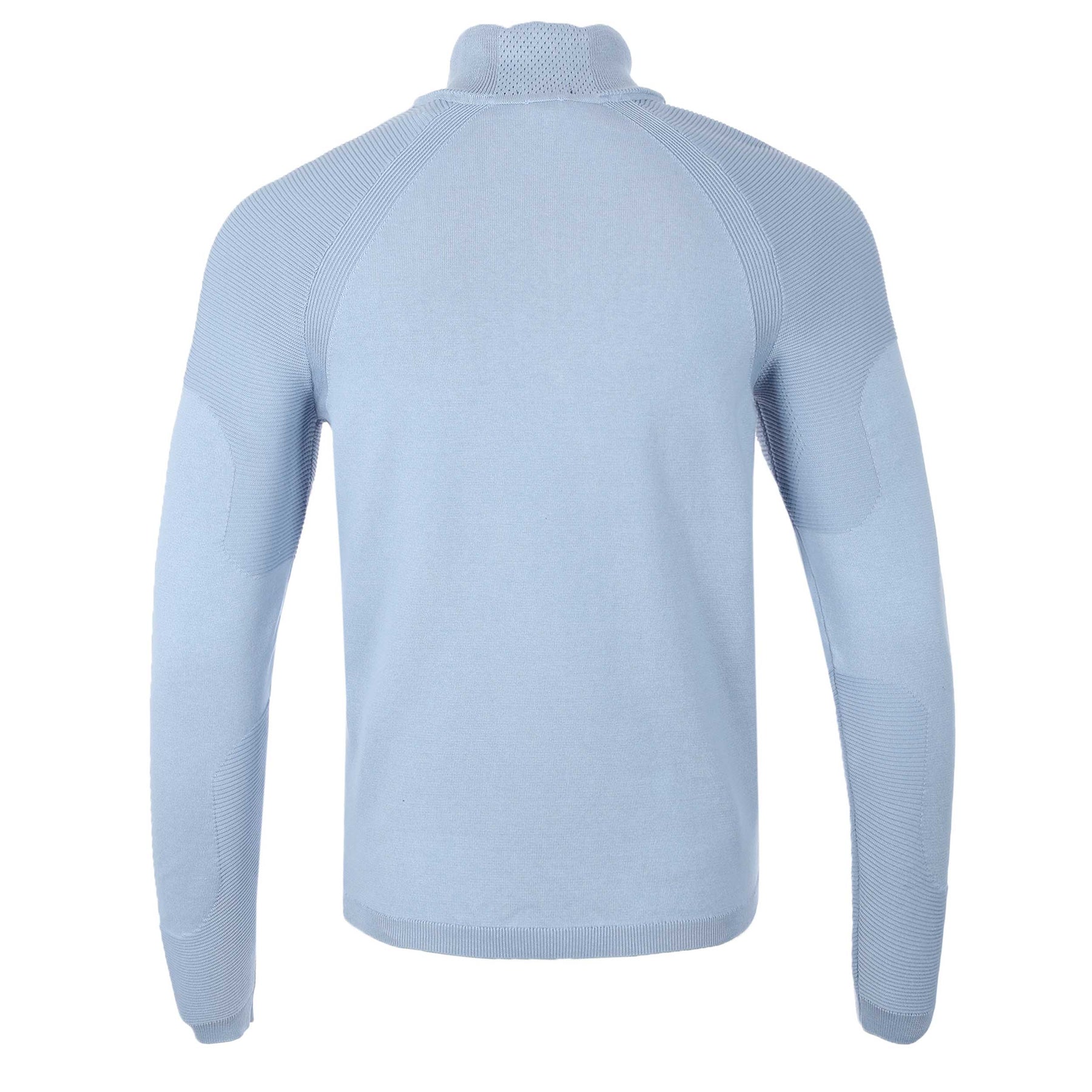 BOSS Perform X QZ Knitwear in Open Blue | BOSS | Norton Barrie
