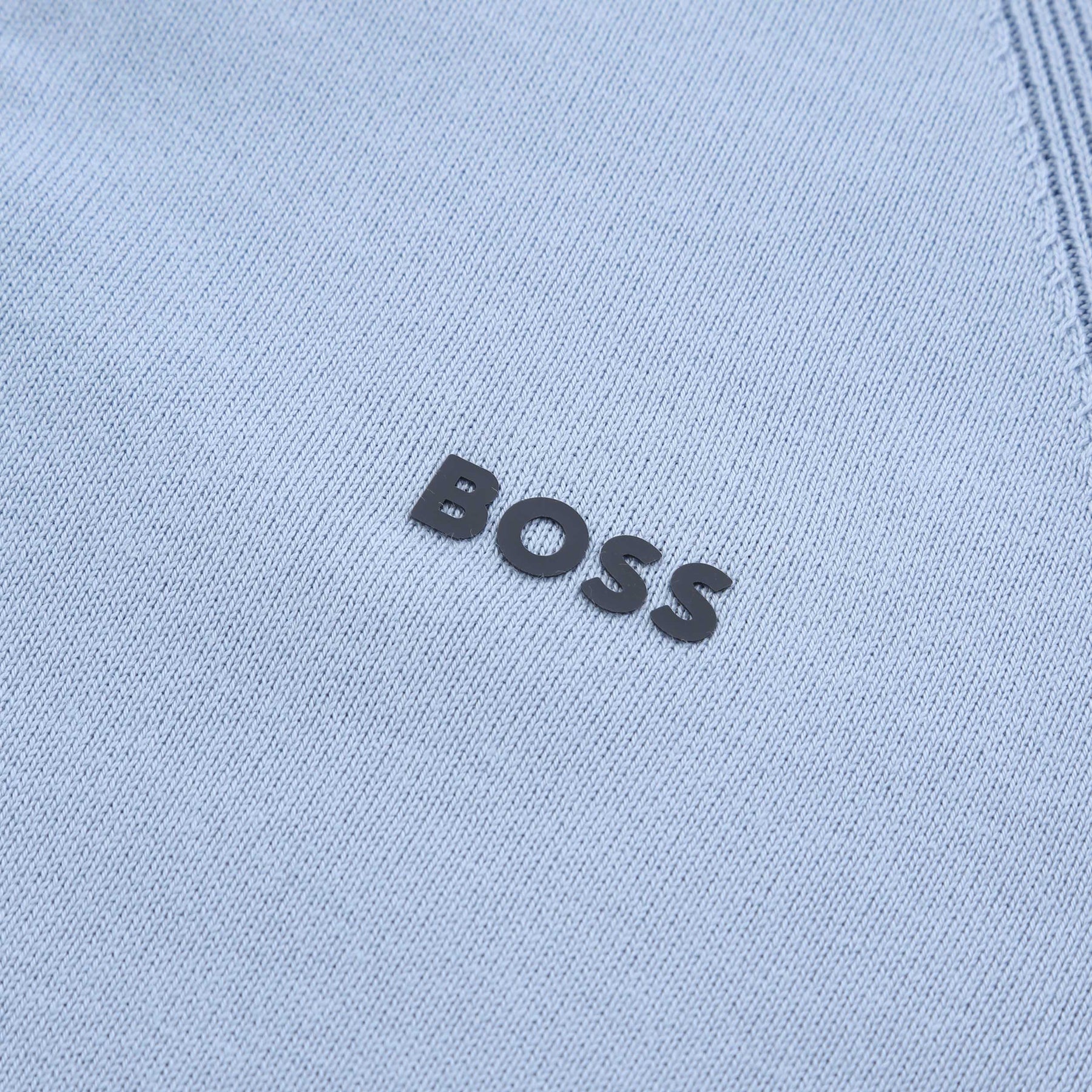 BOSS Perform X QZ Knitwear in Open Blue | BOSS | Norton Barrie