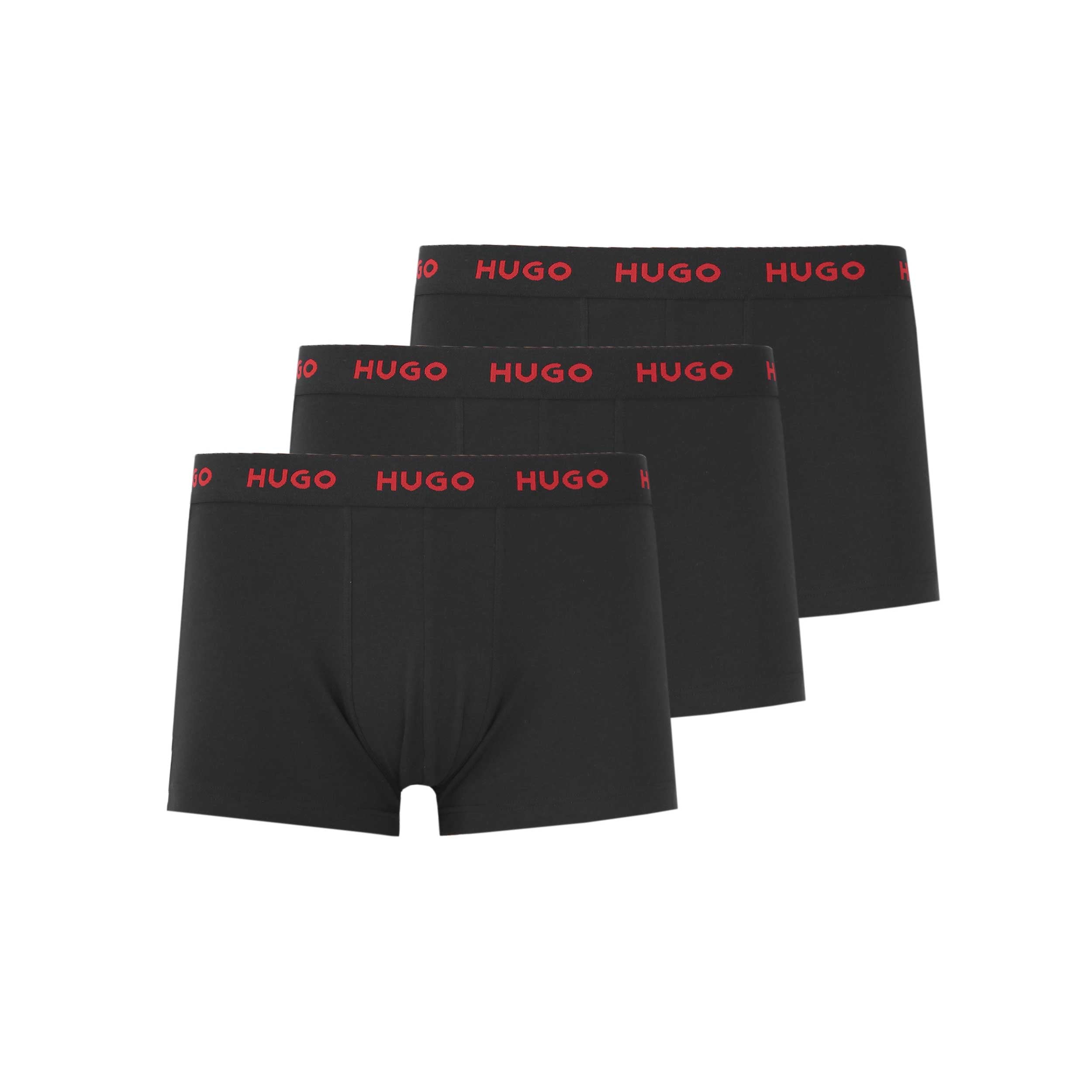 HUGO Trunk Triplet Pack Underwear in Black | HUGO | – Norton Barrie