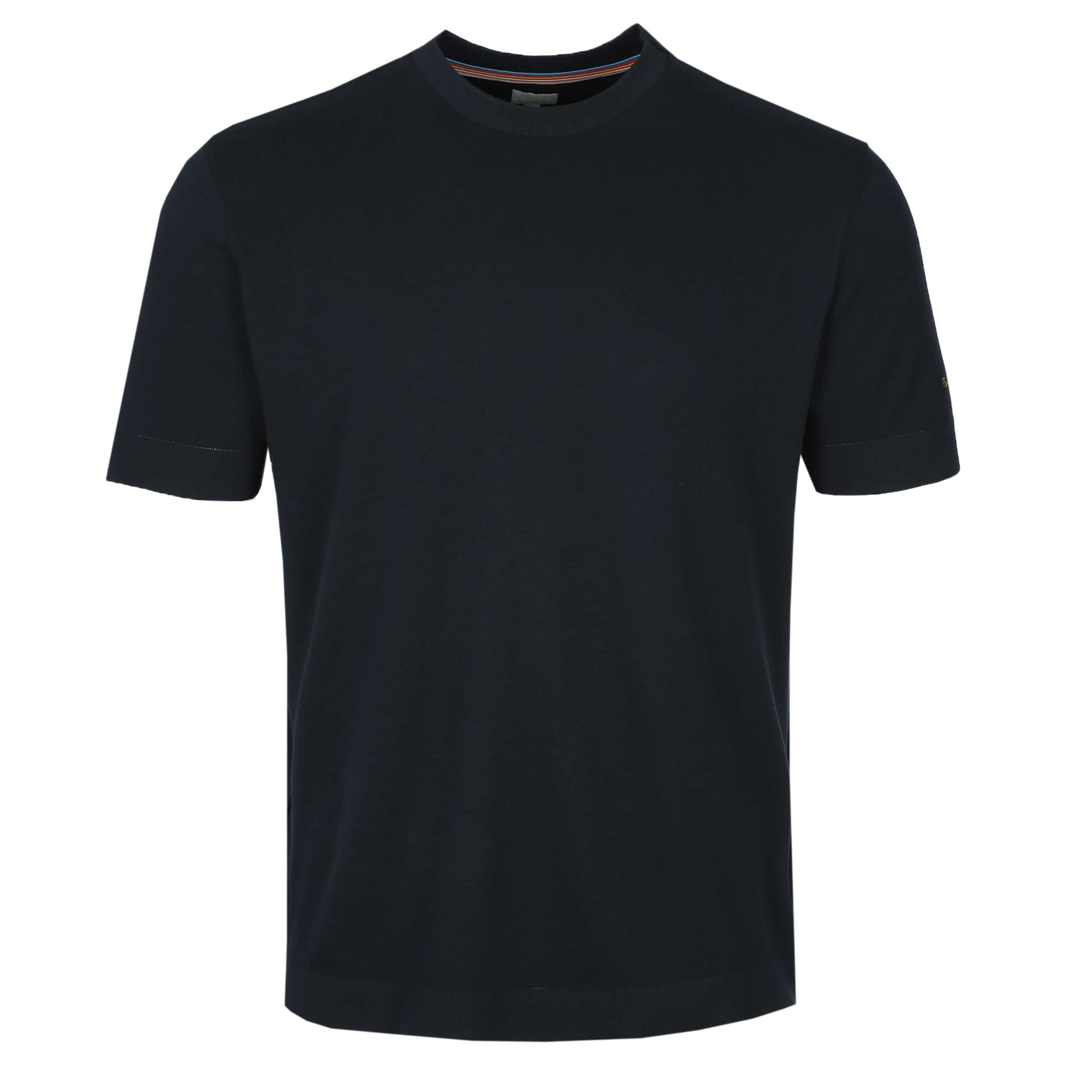 Paul Smith Integrated Rib T Shirt in Navy – Norton Barrie