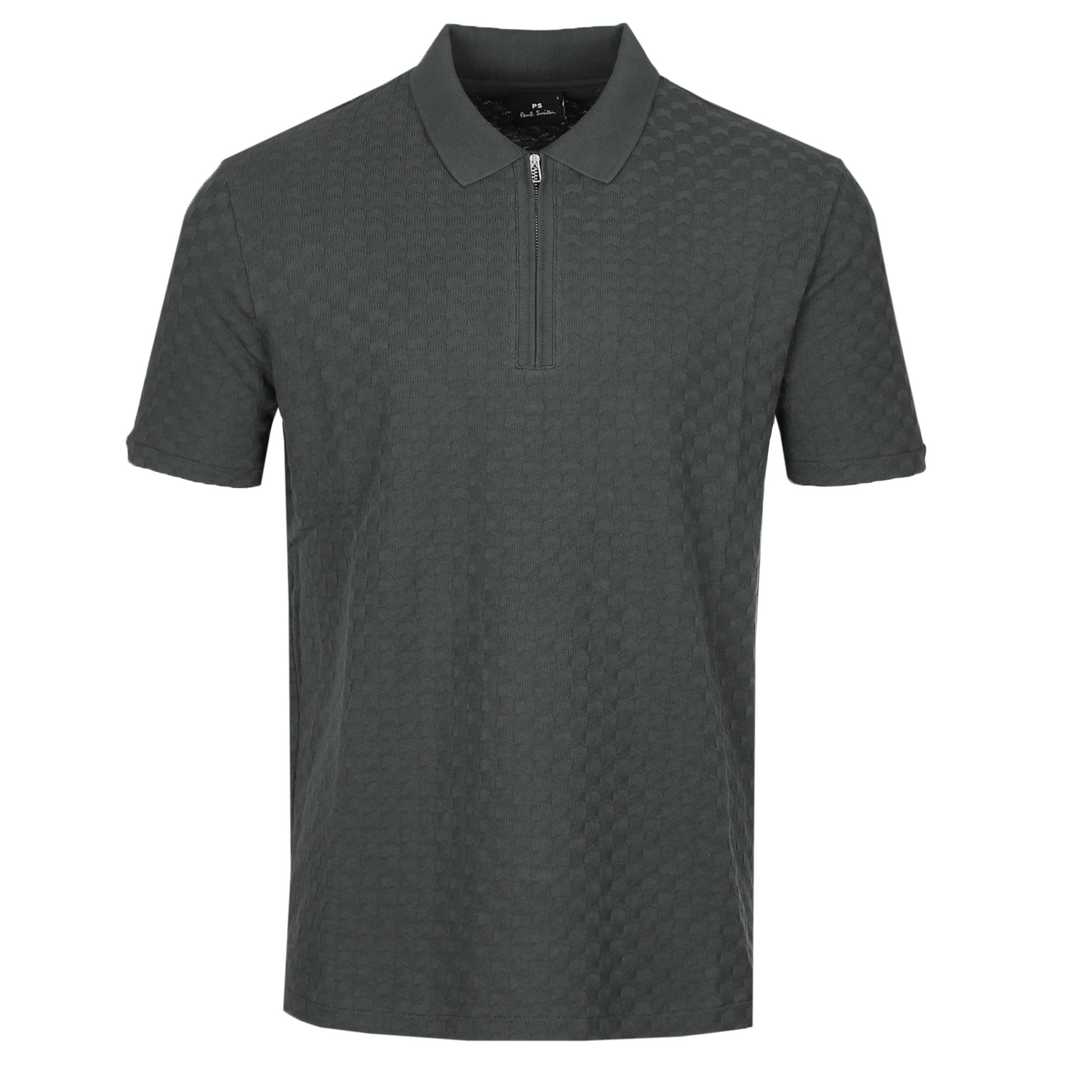 Paul Smith Reg Fit Zip Front Polo Shirt in Charcoal – Norton Barrie