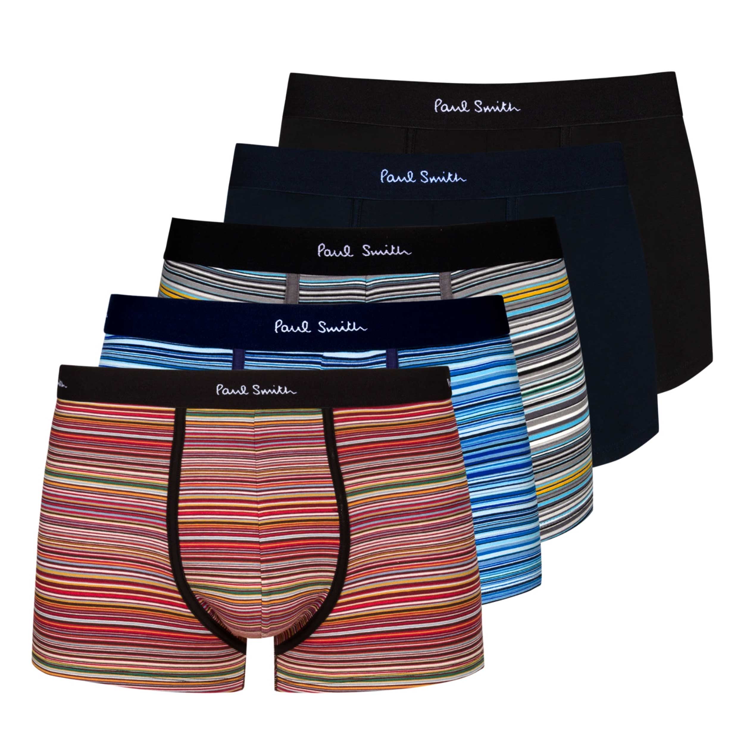 Paul Smith Trunk 5 Pack Signature Underwear in Multi | Paul Smith ...