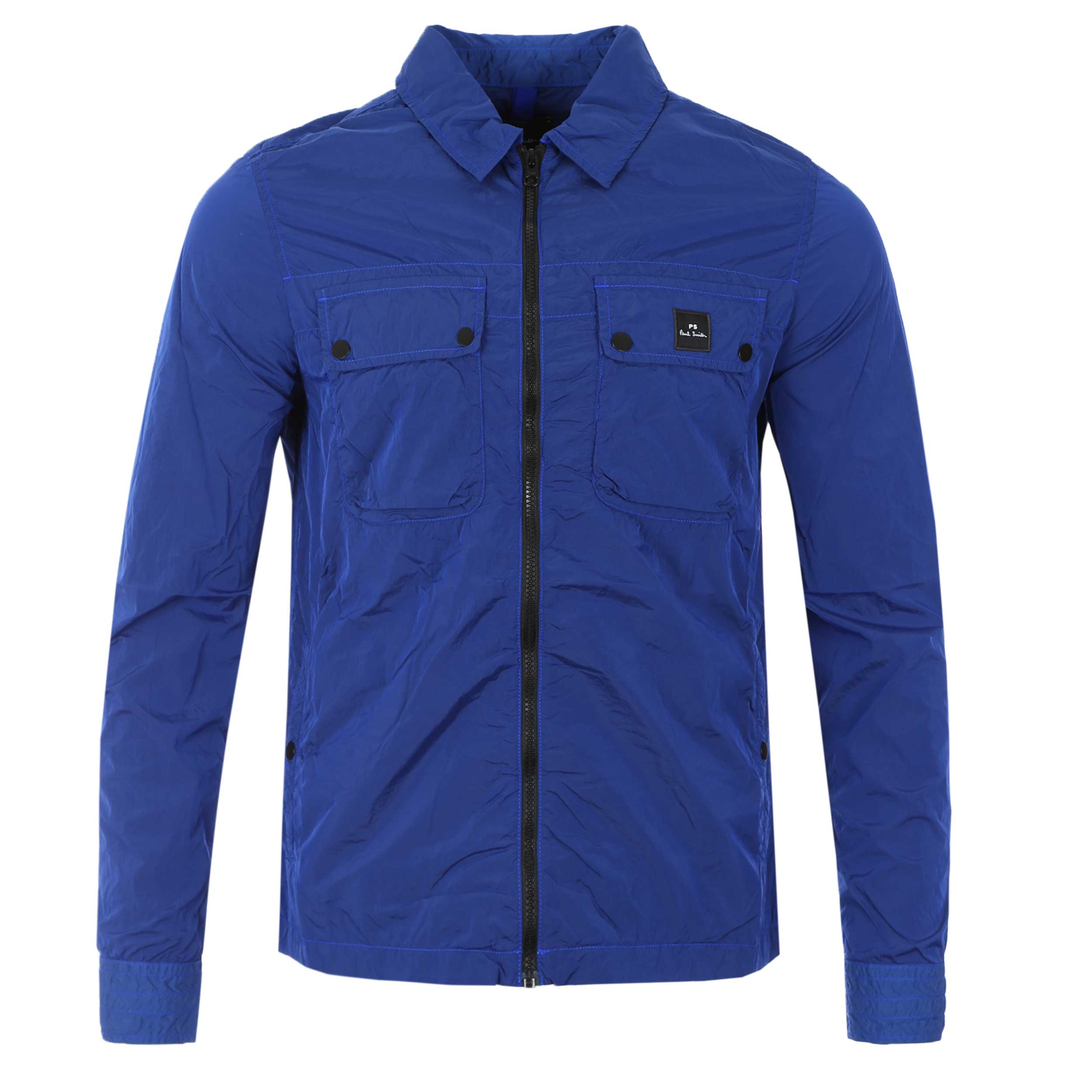 Paul Smith Zipped Front Jacket in Cobalt Blue | Paul Smith | Norton Barrie