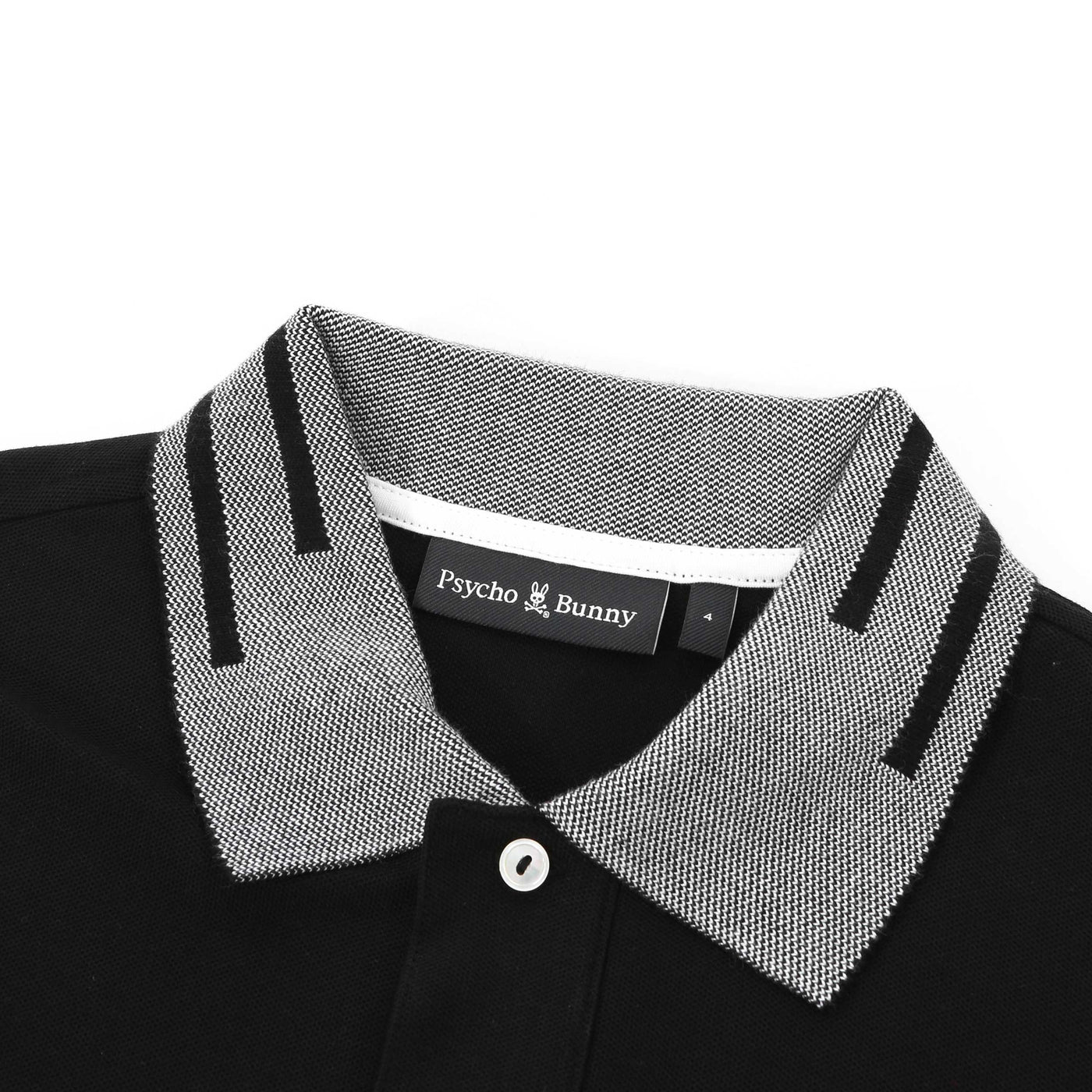 Psycho Bunny Chester Pique Polo Shirt in Black | Psycho Bunny – Norton ...