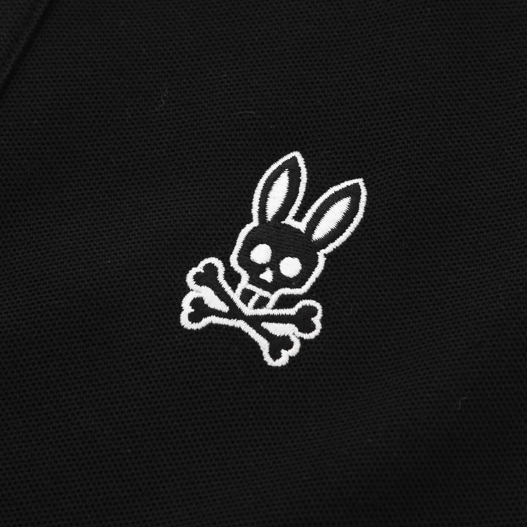 Psycho Bunny Chester Pique Polo Shirt in Black | Psycho Bunny – Norton ...