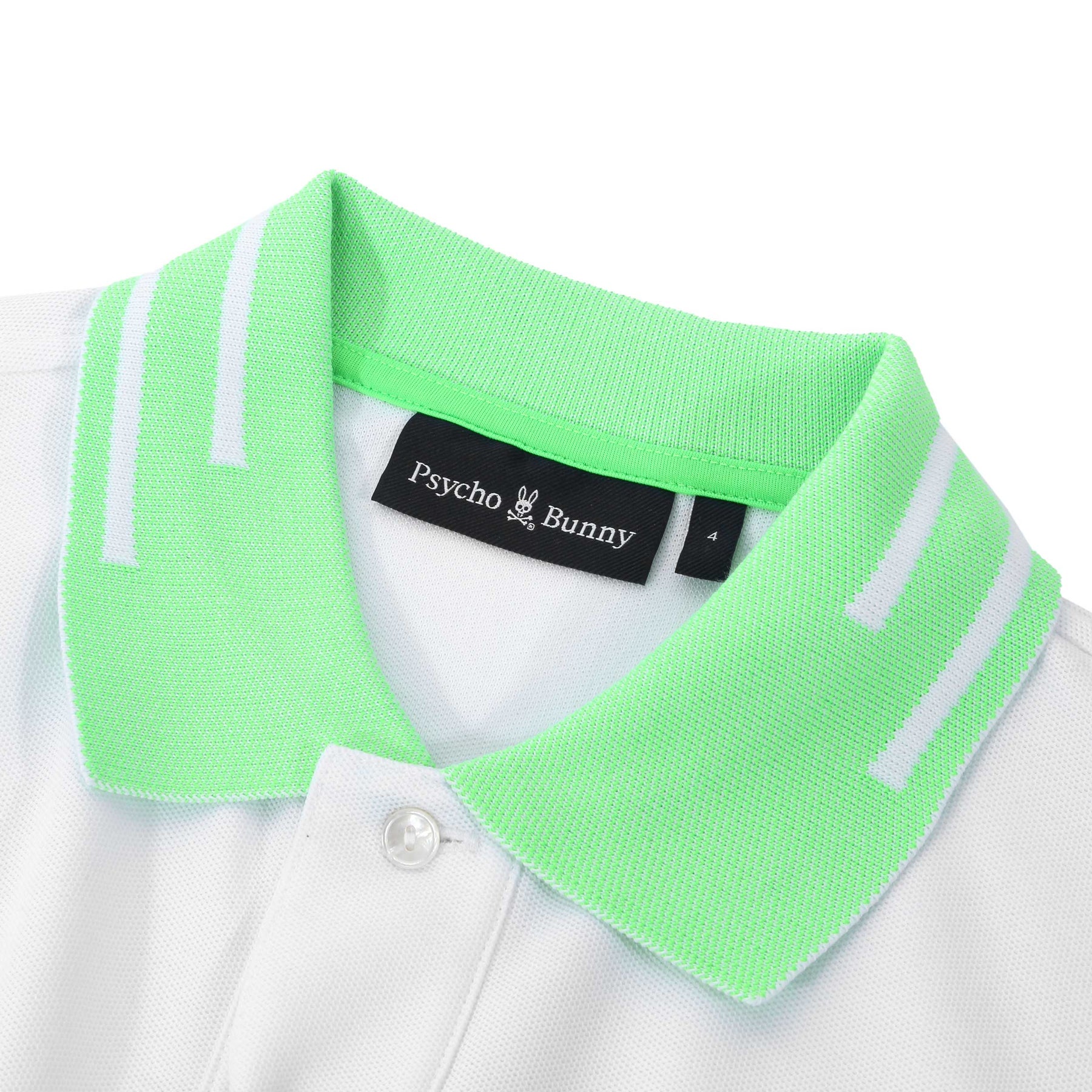 Psycho Bunny Chester Pique Polo Shirt in White | Psycho Bunny | Norton ...