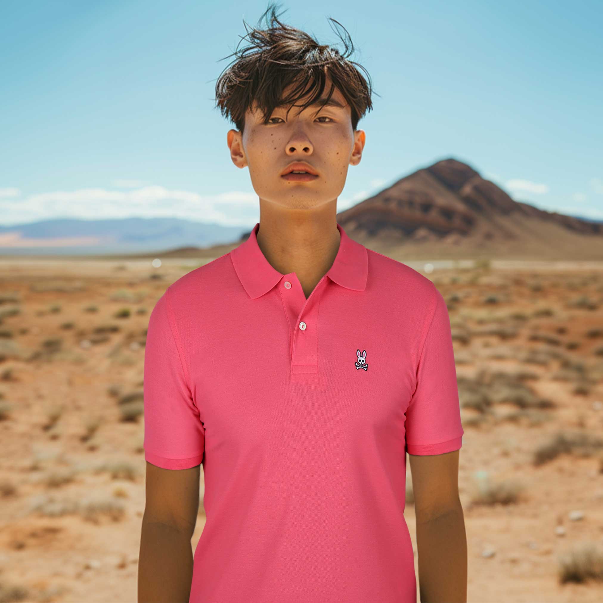 Psycho Bunny Classic Polo Shirt in Camellia Rose Pink | Psycho Bunny ...
