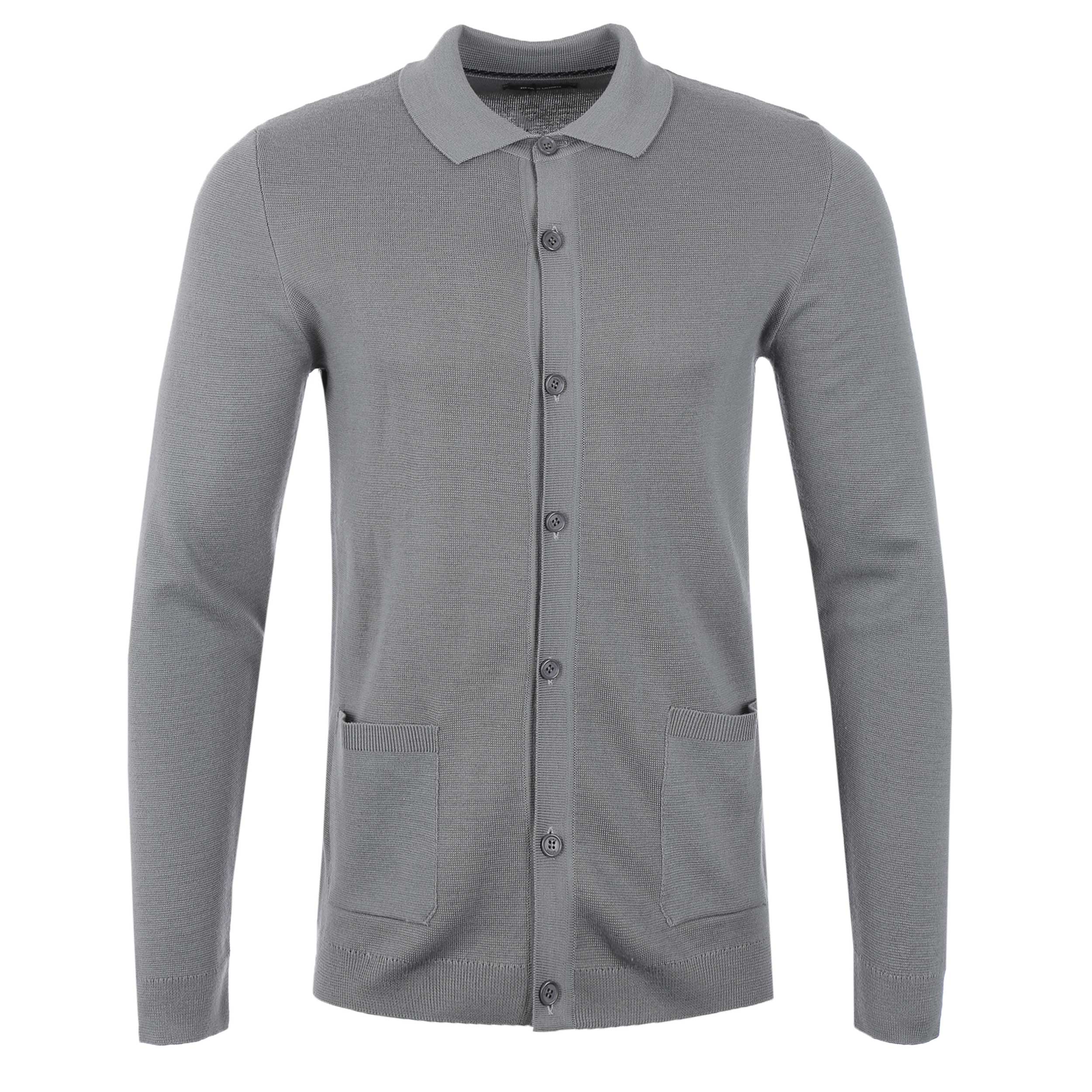 Remus Uomo Button Thru Cardigan in Grey | Remus Uomo – Norton Barrie