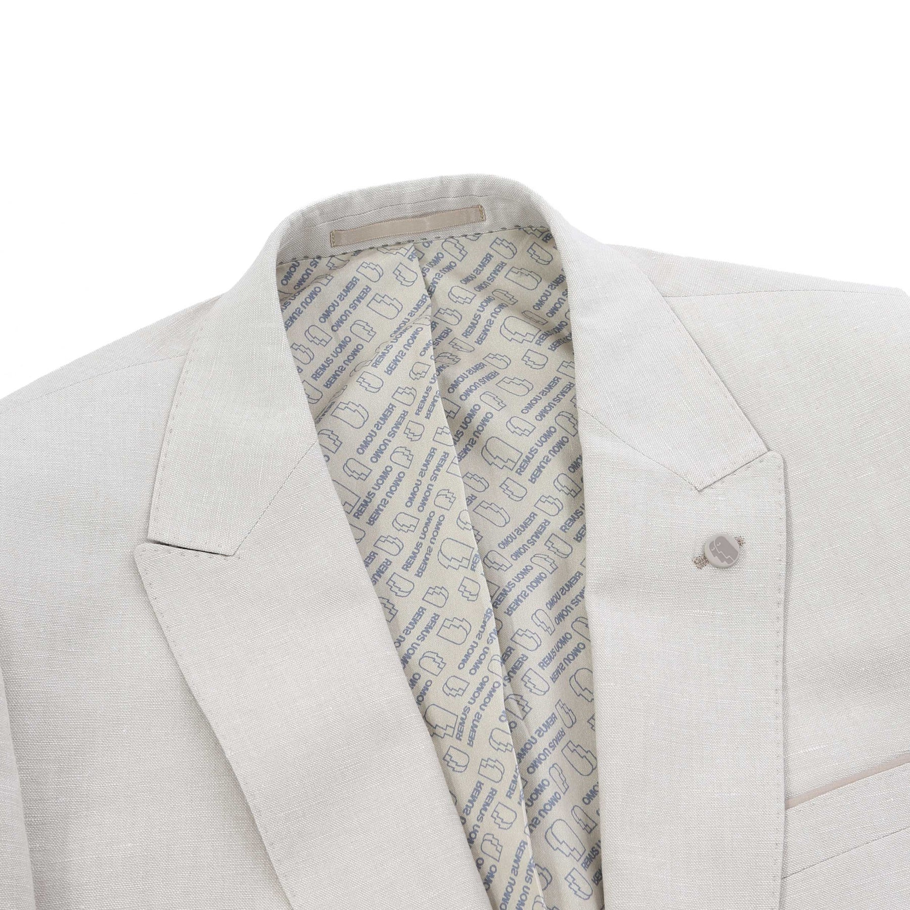 Remus Uomo Massa Linen Jacket in Beige | Remus Uomo – Norton Barrie