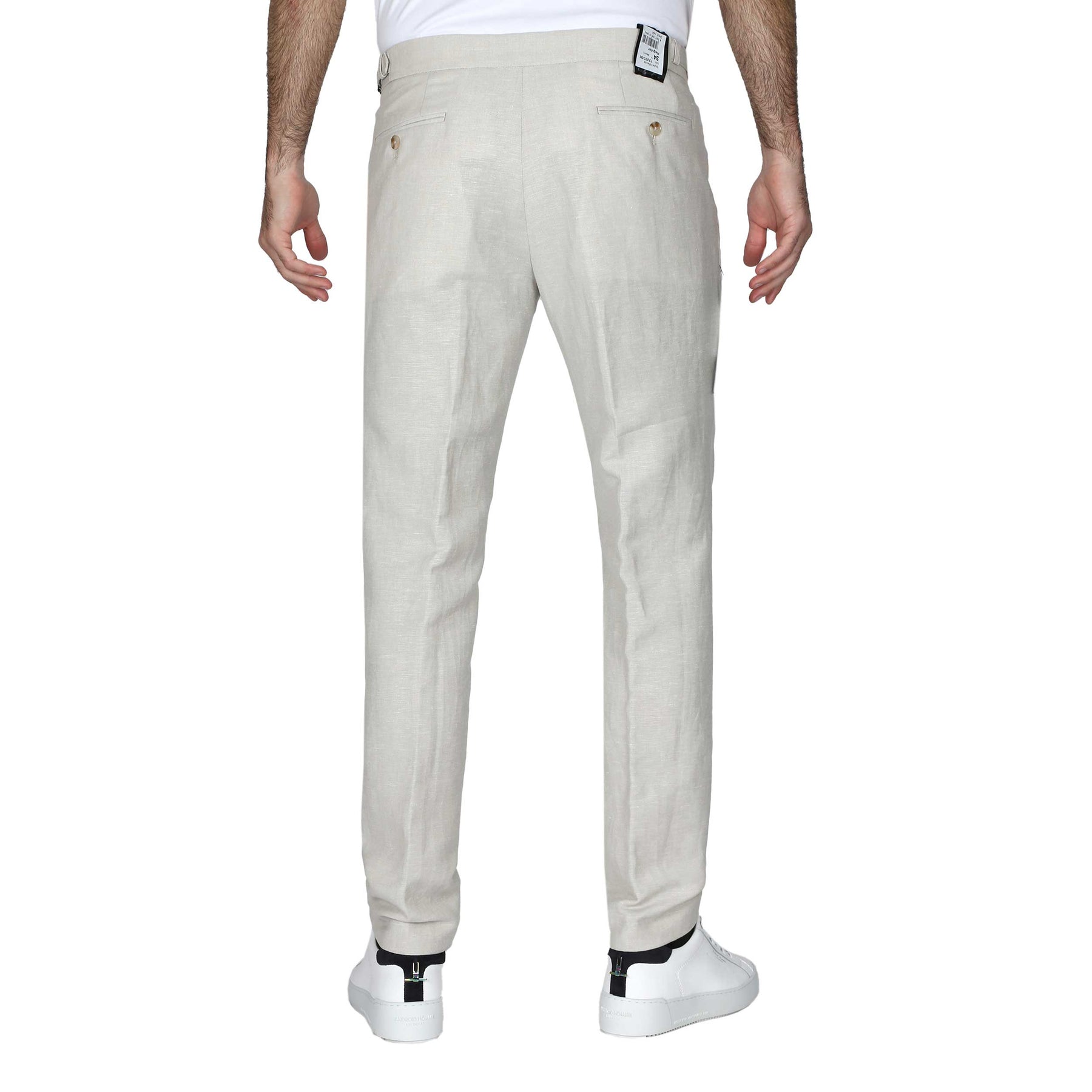 Remus Uomo Massa Linen Trouser in Beige | Remus Uomo – Norton Barrie