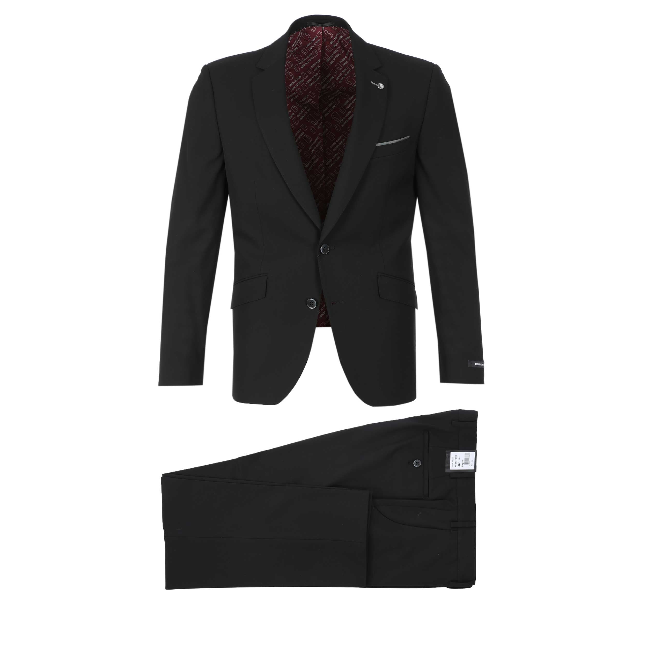 Remus Uomo Palucci Suit in Black | Remus Uomo | Norton Barrie