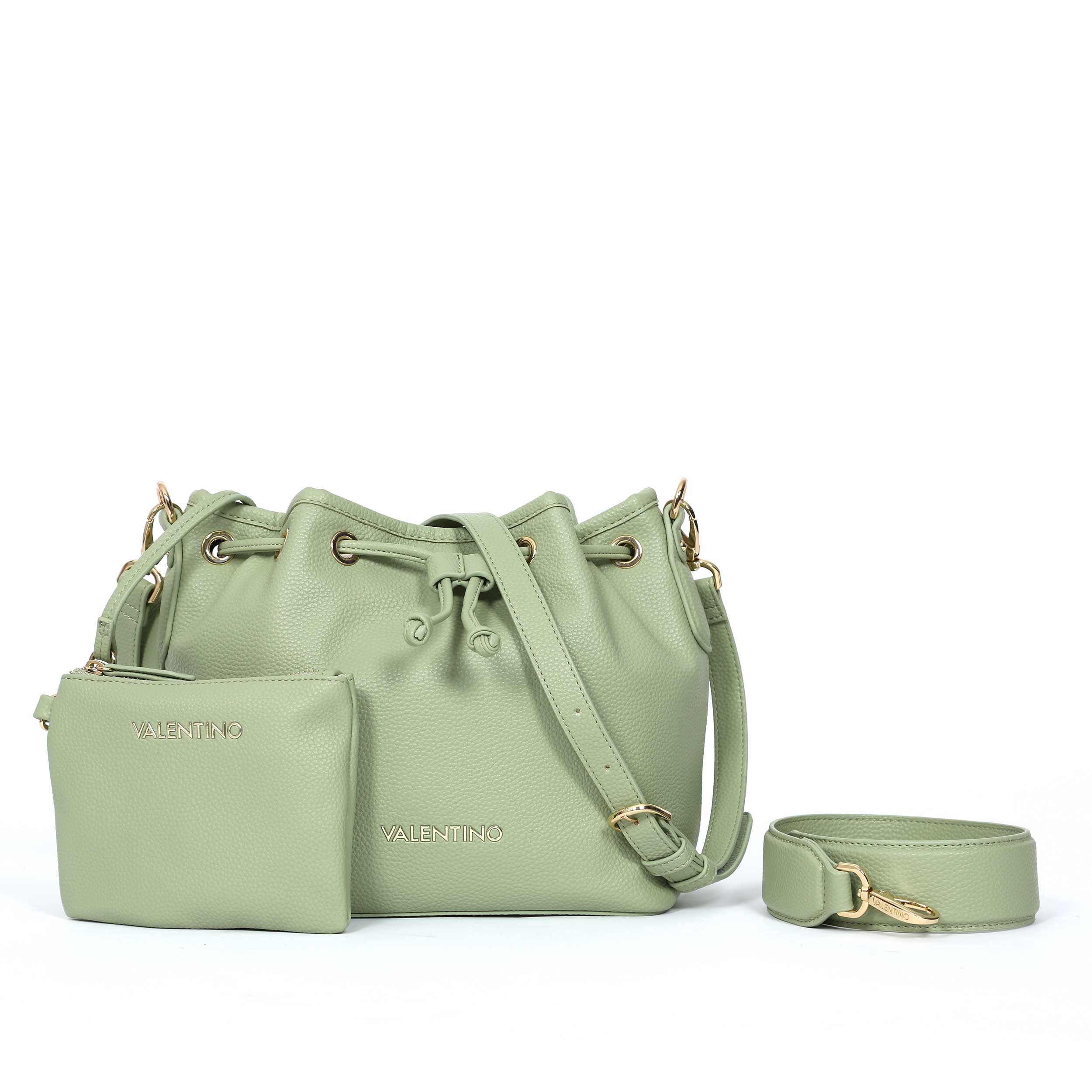 Valentino Bags Brixton Ladies Bucket Bag in Salvia Green – Norton Barrie
