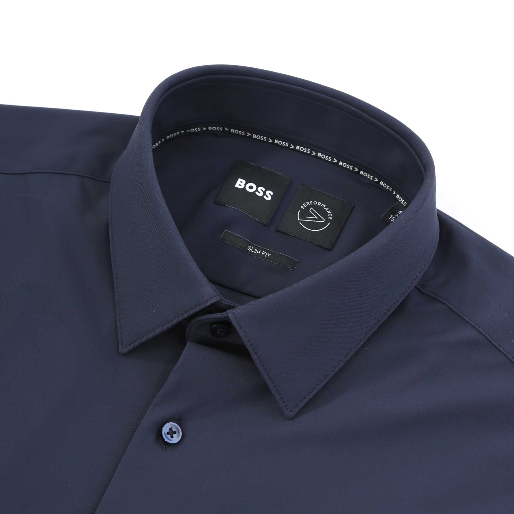 BOSS P Hank S Kent C1 222 Shirt in Navy | BOSS | Norton Barrie