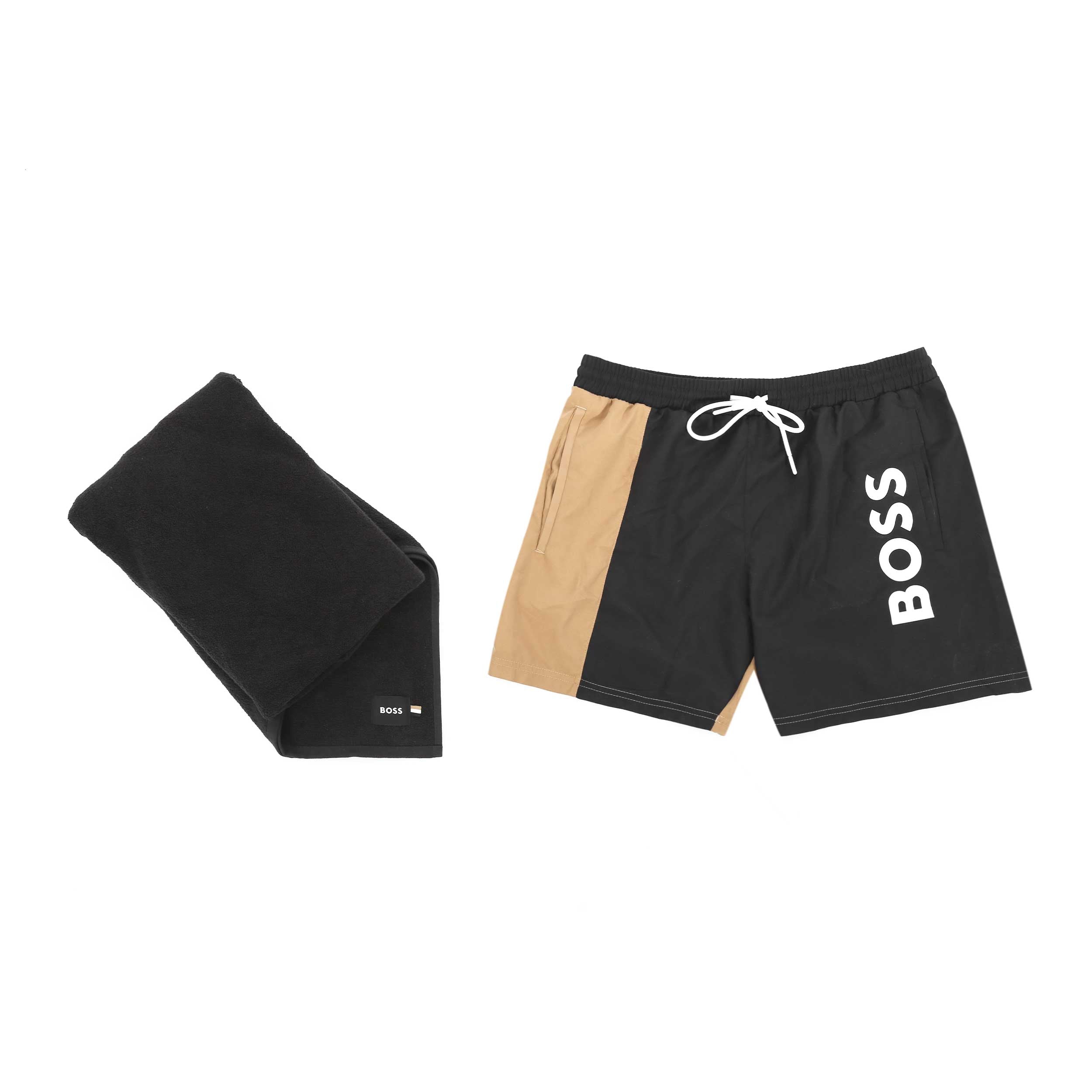 BOSS Beach Set in Black I BOSS I Norton Barrie
