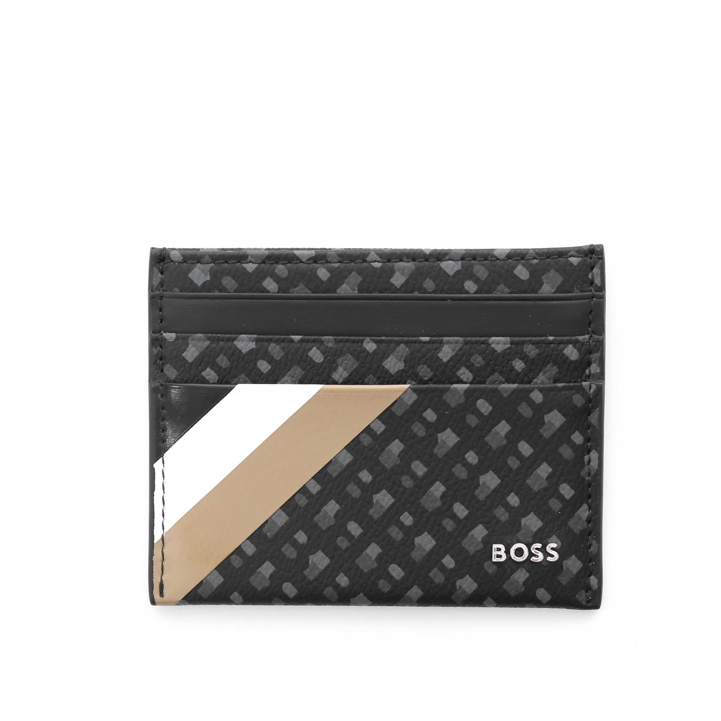 BOSS Byron ST S Card Case in Black Mono | BOSS | Norton Barrie