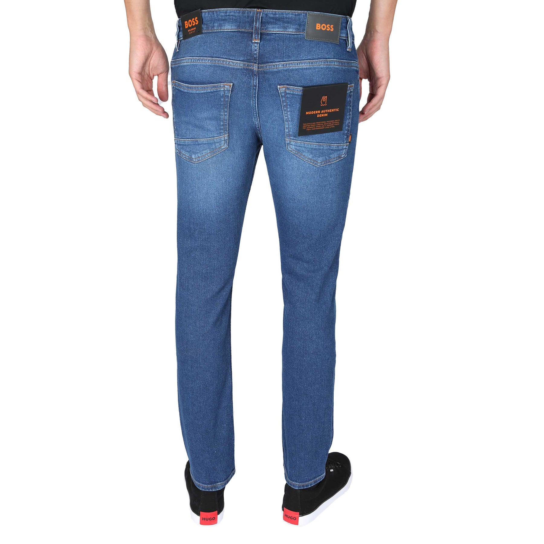 BOSS Delaware BC L C Jean in Medium Blue Denim | BOSS | Norton Barrie