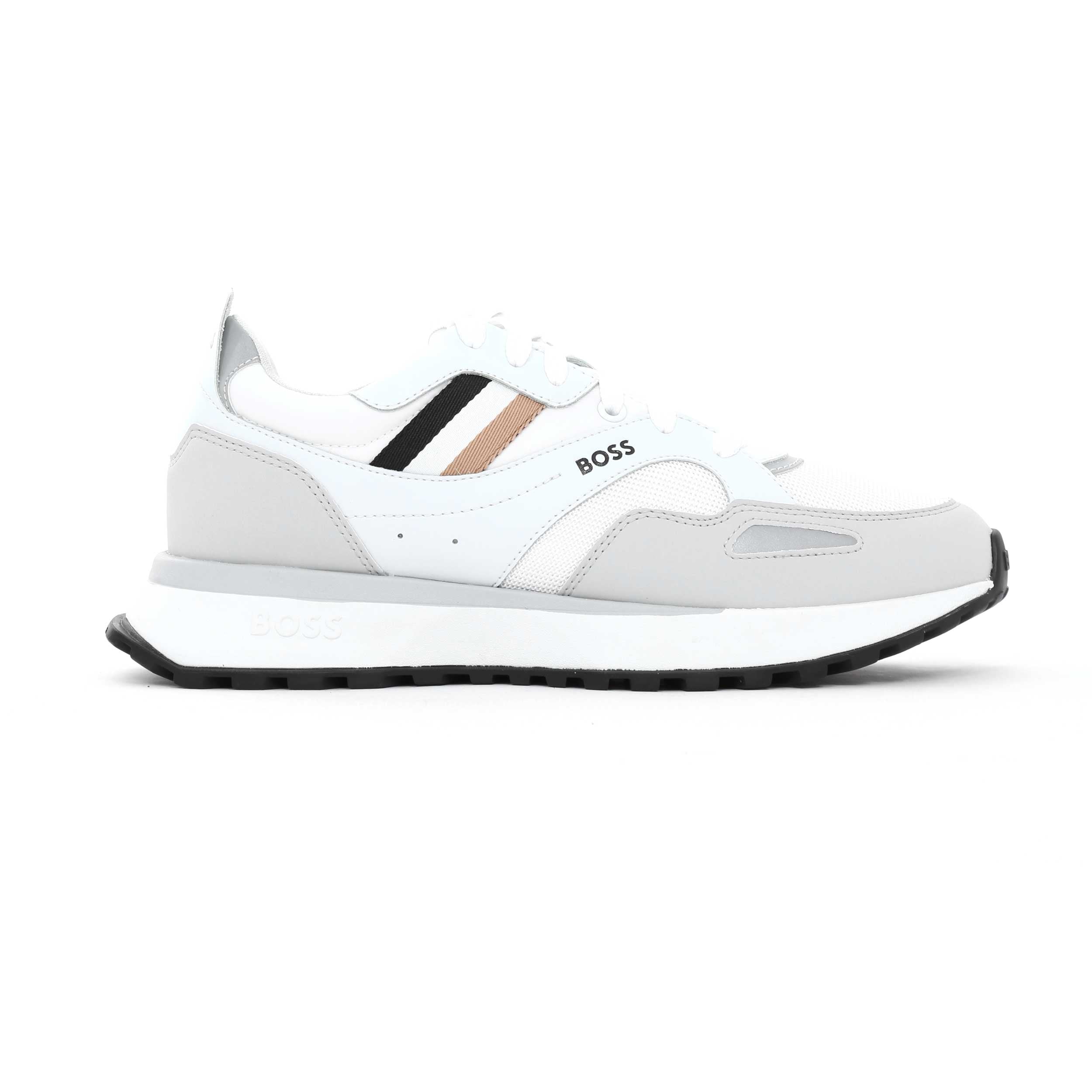 BOSS Jonah Runn mx Trainer in White | BOSS | Norton Barrie