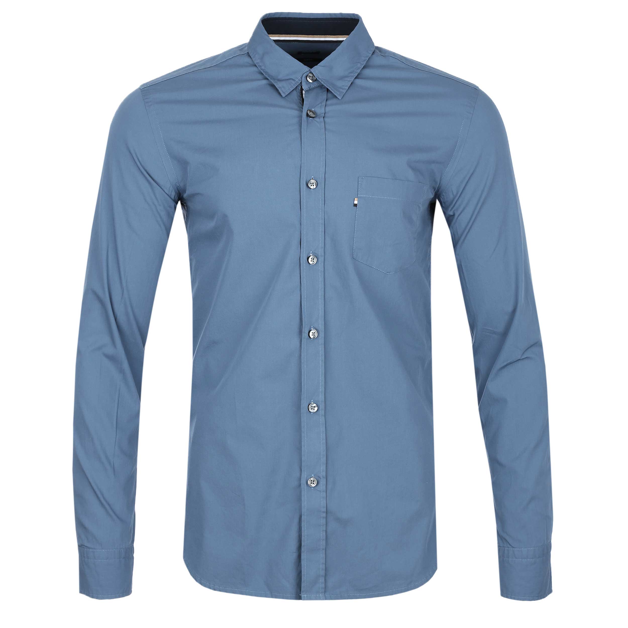 BOSS Roger 2P Shirt in Blue | BOSS | Norton Barrie