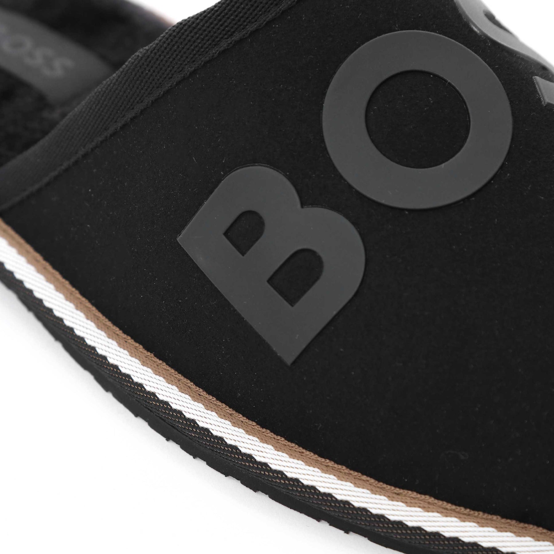 BOSS Home Slid mflg Slipper in Black | BOSS | Norton Barrie