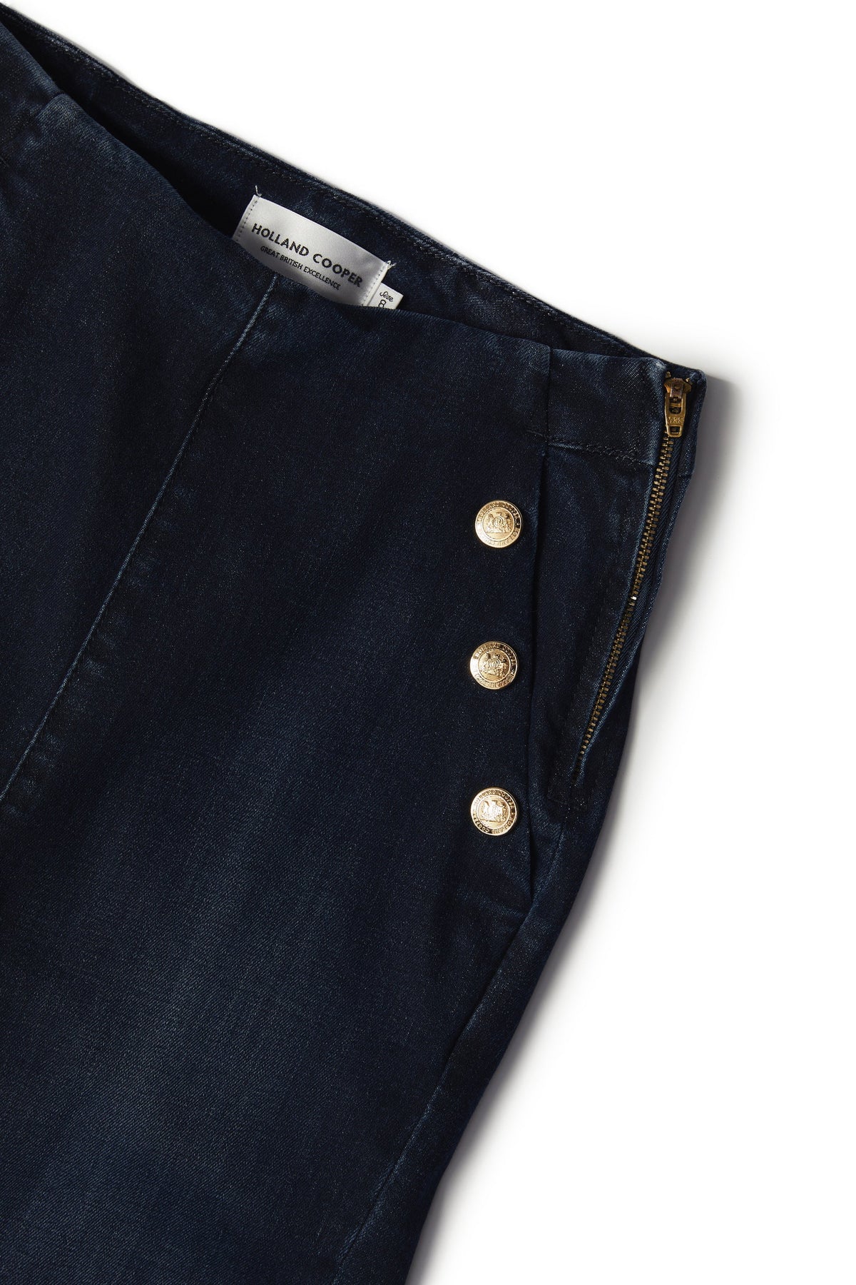 Holland Cooper Amoria Flared Jean in Deep Indigo – Norton Barrie