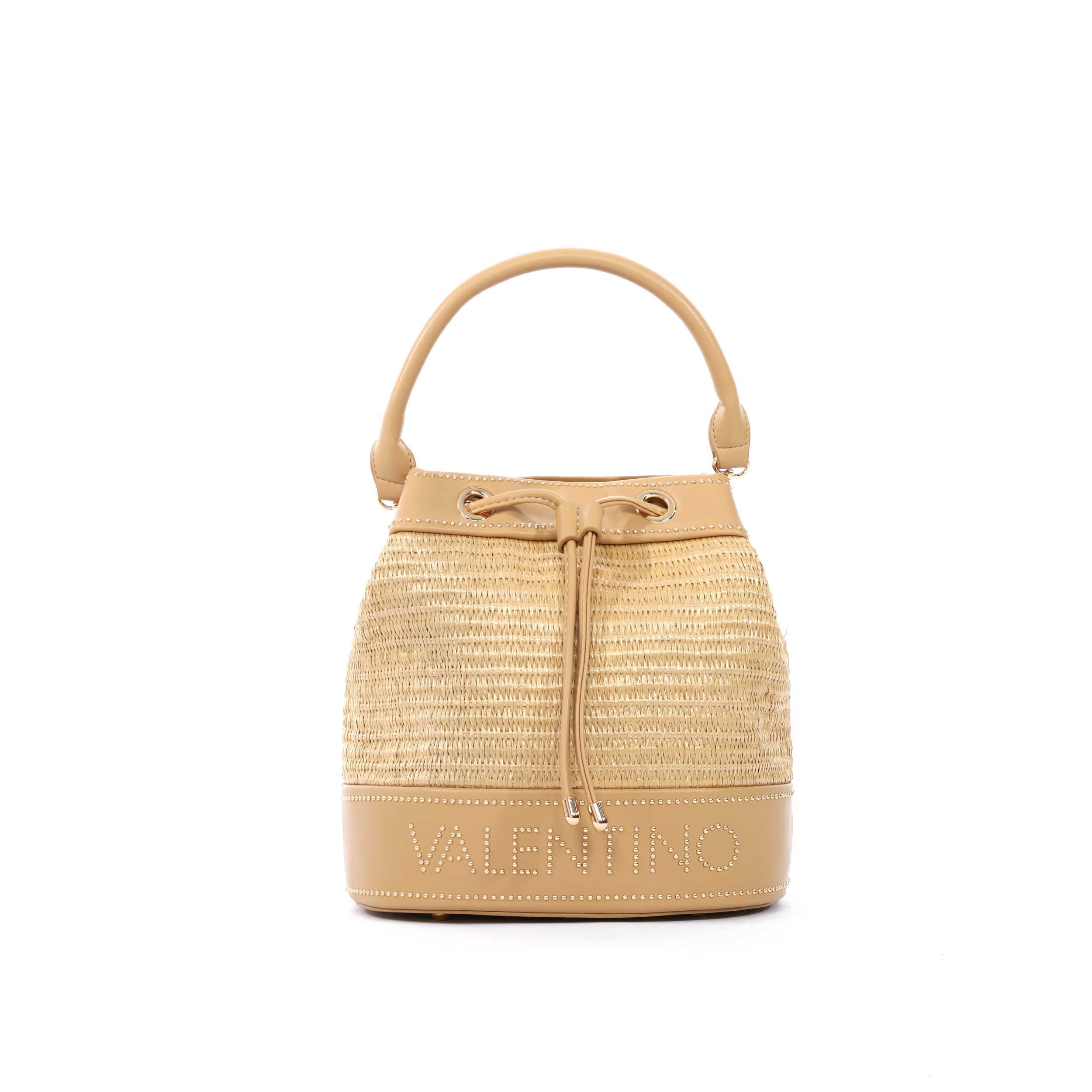 Valentino Bags Float Ladies Bucket Bag in Natural | Valentino Bags ...