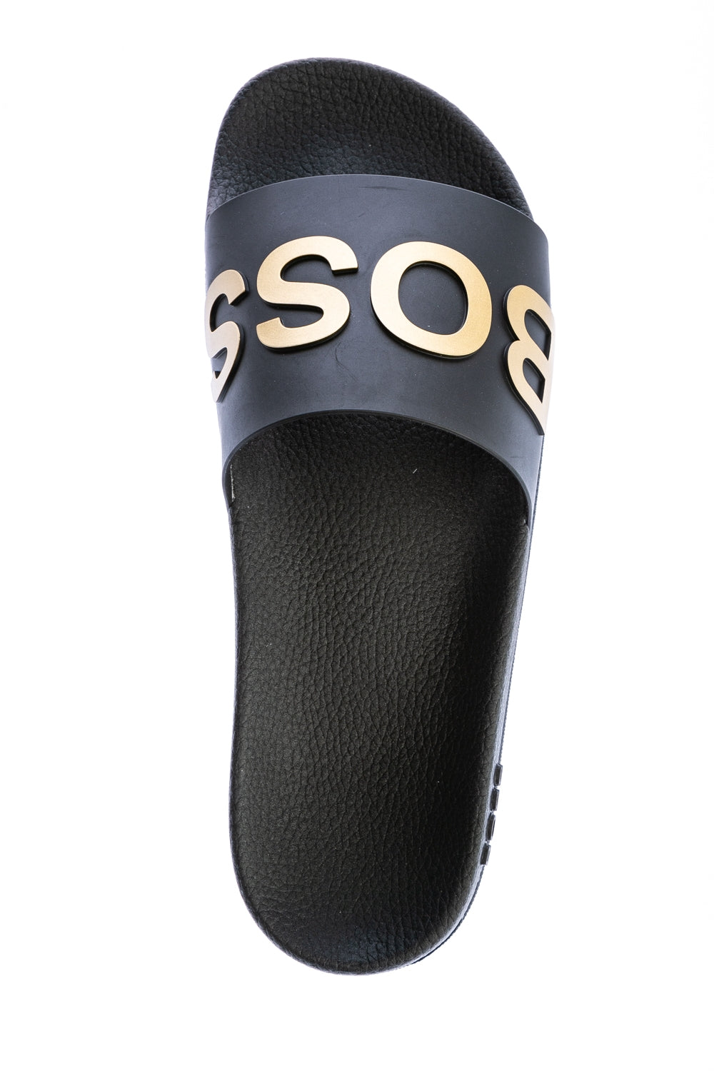 BOSS Bay_Slid Slide in Black & Gold I BOSS I Norton Barrie