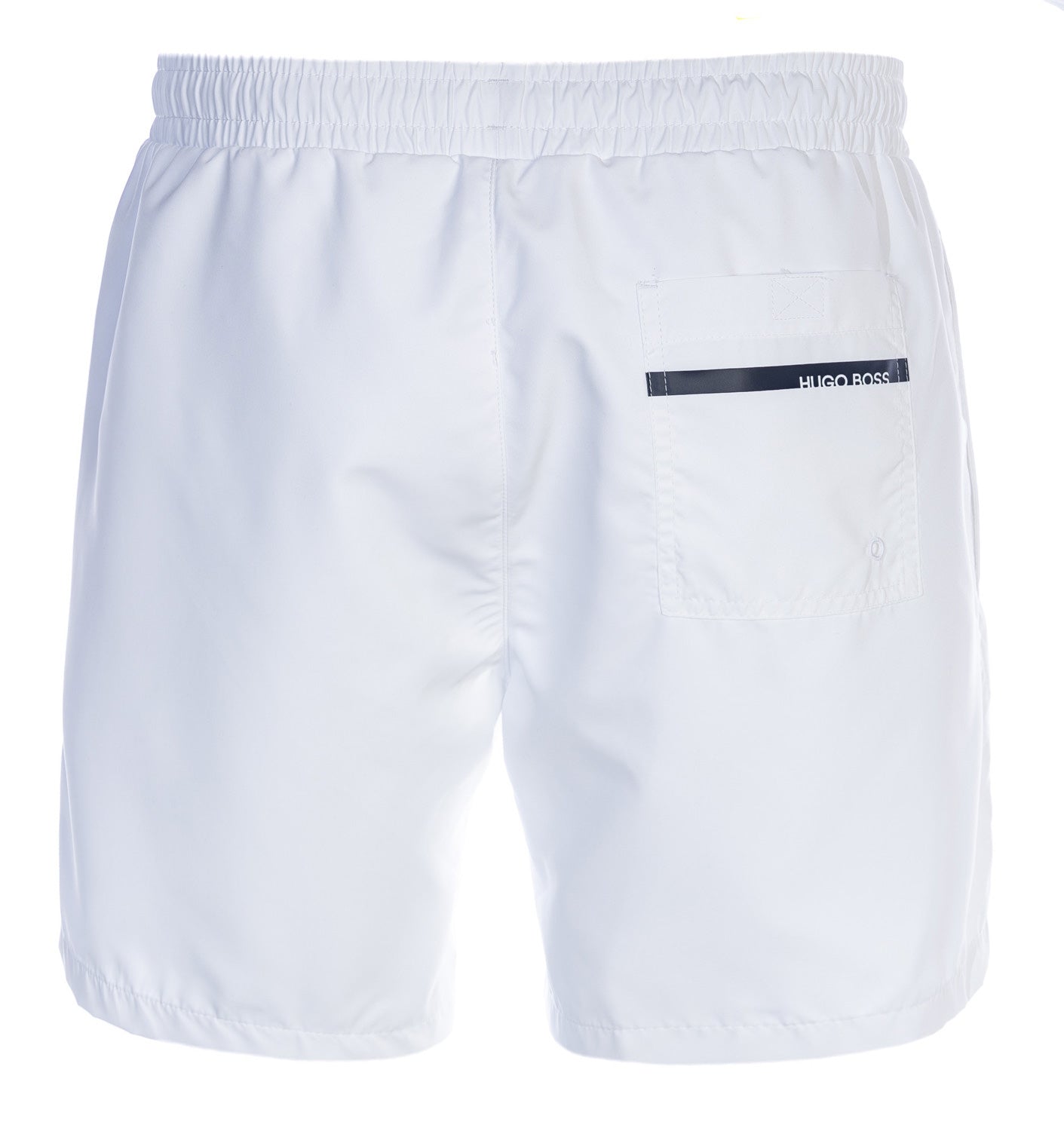 BOSS Dolphin Swim Short in White I BOSS I Norton Barrie