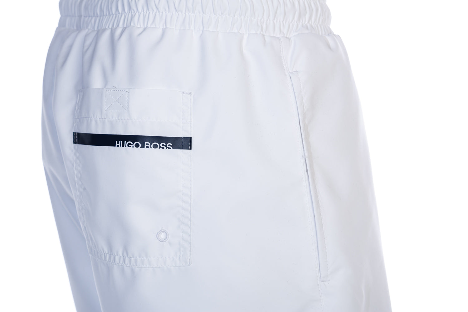 BOSS Dolphin Swim Short in White I BOSS I Norton Barrie