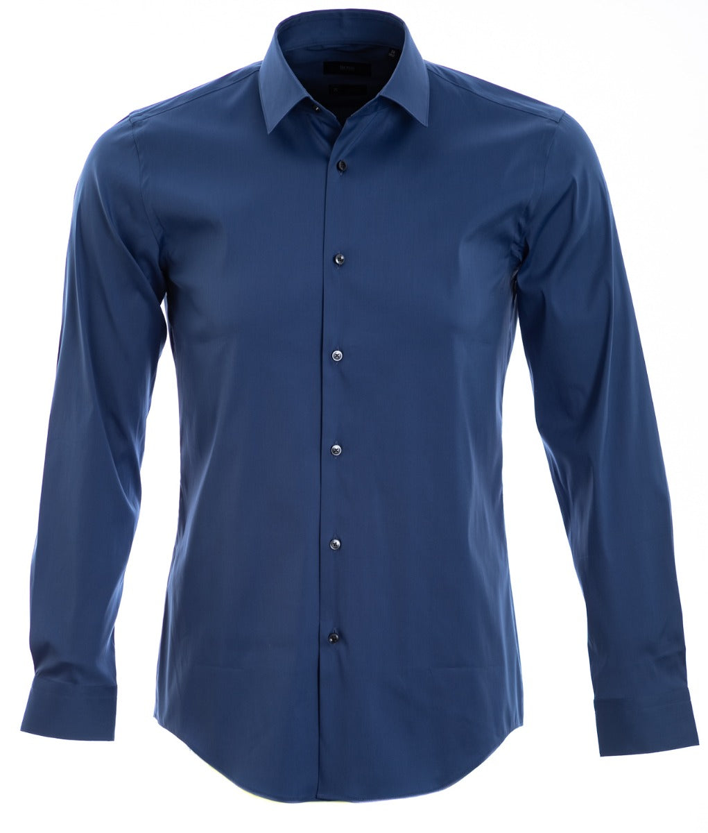 BOSS Isko Shirt in Airforce Blue | BOSS | Norton Barrie