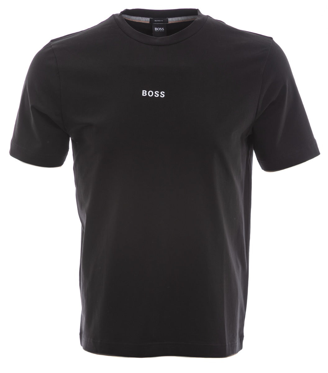 BOSS TChup 1 T-Shirt in Black | BOSS | Norton Barrie